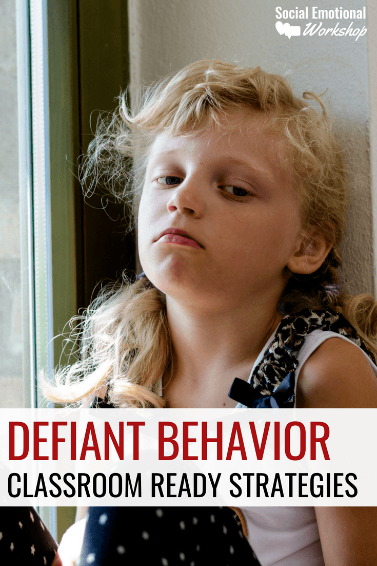 Classroom Strategies for Defiant Behavior | Social Emotional Workshop