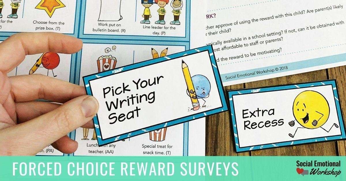 Use Reinforcement Surveys to Improve Behavior Plans | Social Emotional ...