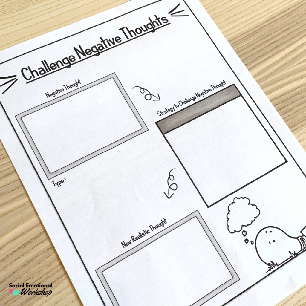 4 Steps to Positive Thinking: Activities for Elementary | Social ...