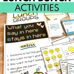 8 Quick Lunch Bunch Activities for Elementary School - Social Emotional ...