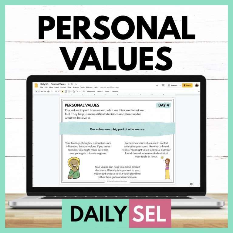 Discovering Personal Values Lesson for Elementary Students | Social ...