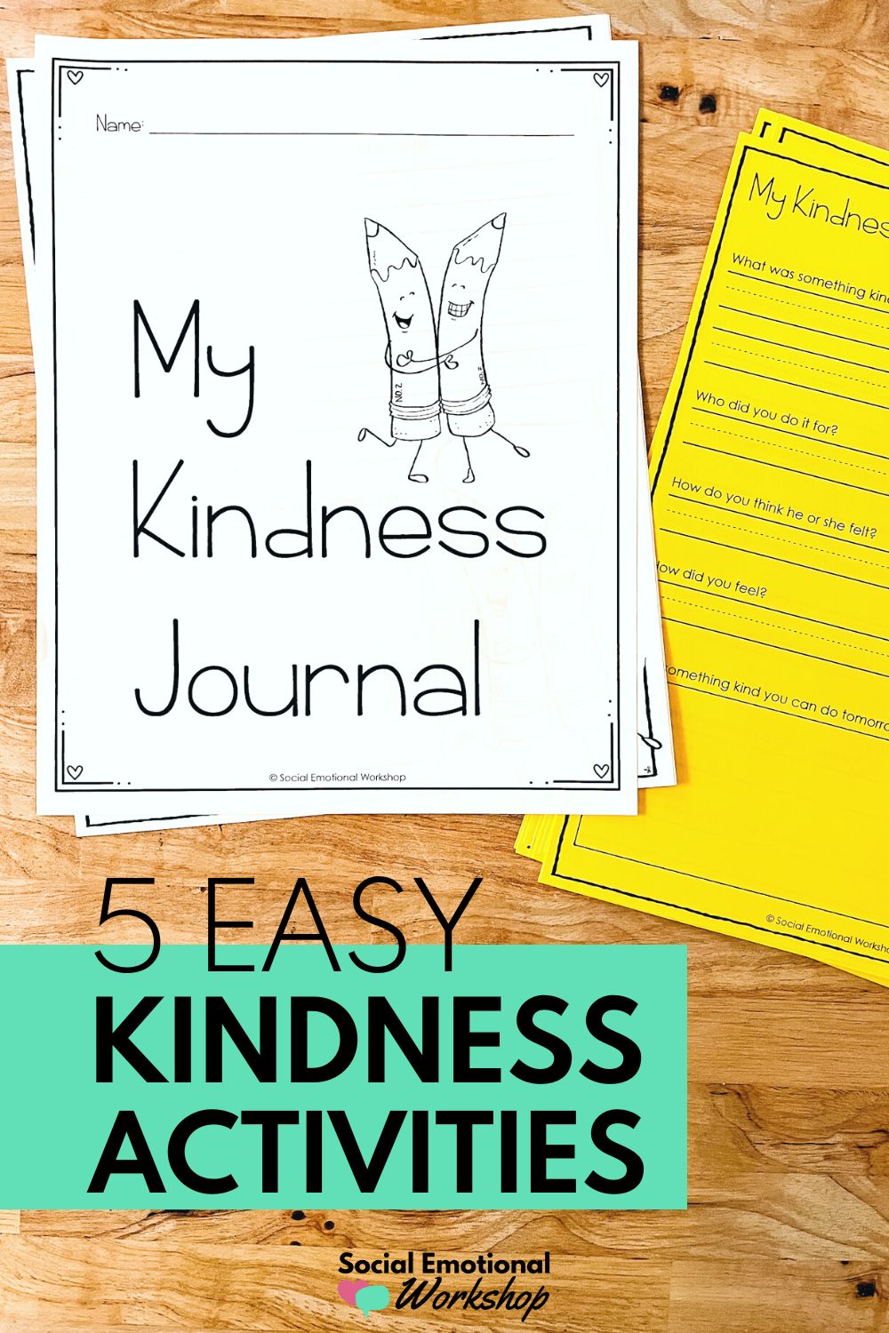 5 Easy Kindness Activities for Elementary Students | Social Emotional ...