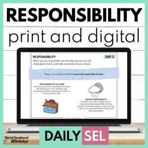 8 Responsibility Activities for Elementary Students | Social Emotional ...