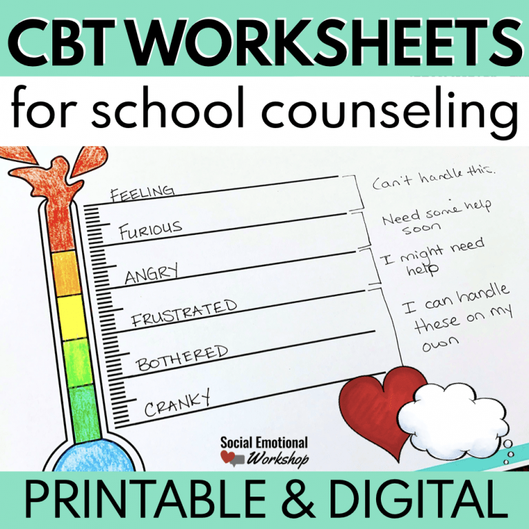 7 CBT Activities You Can Use In School Counseling | Social Emotional ...