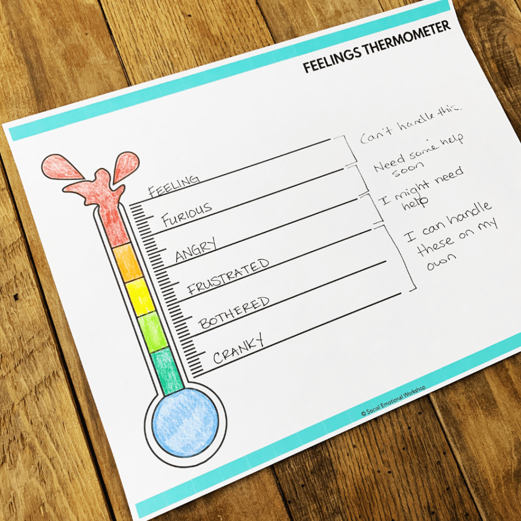 A Feelings Thermometer is the Ultimate Counseling Tool | Social ...