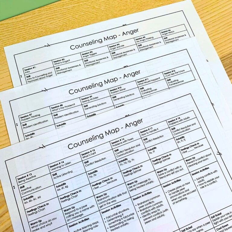 5 Key Routines for Individual School Counseling Sessions | Social ...