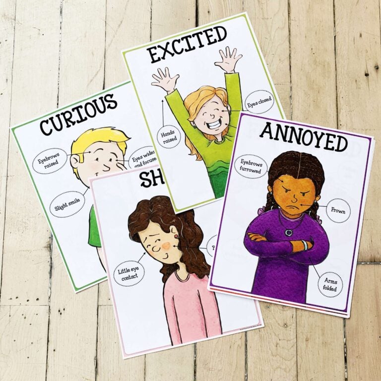 10 Simple Activities to Build a Feelings Vocabulary | Social Emotional ...